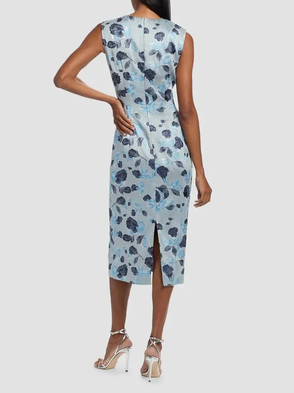 Prabal Gurung Floral Jacquard Sheath Cocktail Dress