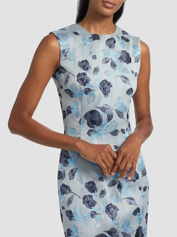 Prabal Gurung Floral Jacquard Sheath Cocktail Dress