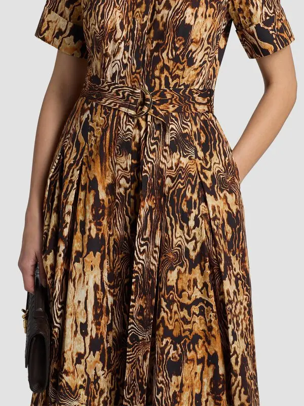 Adam Lippes Leighton Printed Poplin Shirtdress