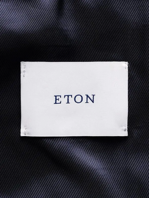 Eton Brushed-plaid Wool-silk Jacket