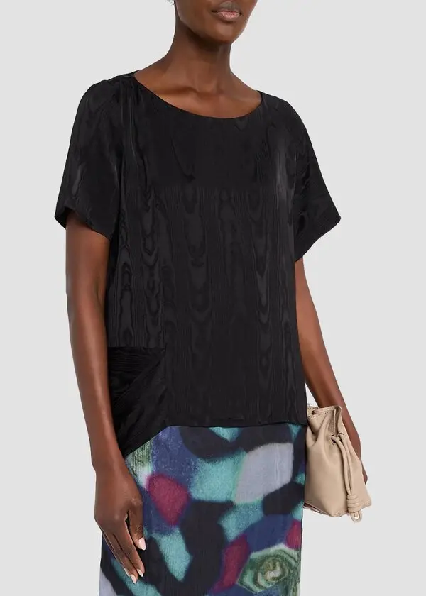 Dries Van Noten Caressa Draped Top