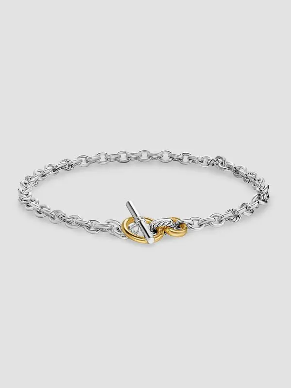 David Yurman Dy Mercer Toggle Chain Necklace In Sterling