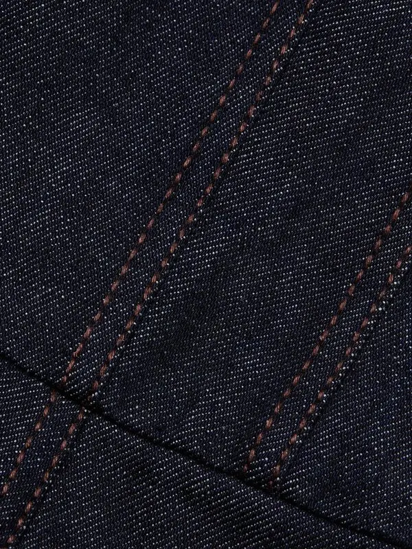Adam Lippes Veda Scoopneck Denim Midi-dress