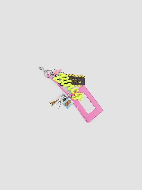 Balenciaga Subway Mirror Keychain - Multicolored
