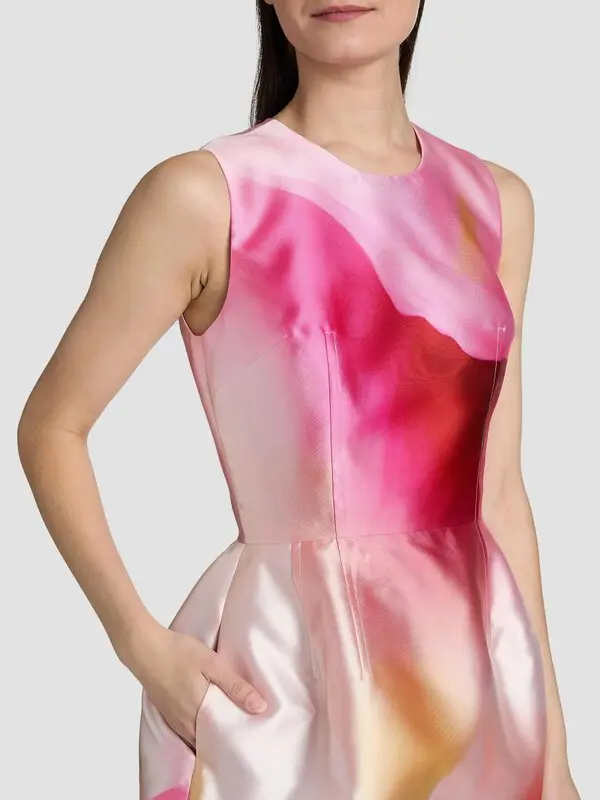 Prabal Gurung Dyed Twill Cocktail Minidress