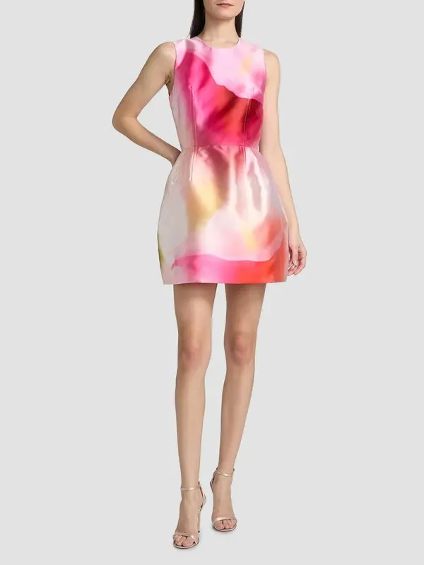 Prabal Gurung Dyed Twill Cocktail Minidress