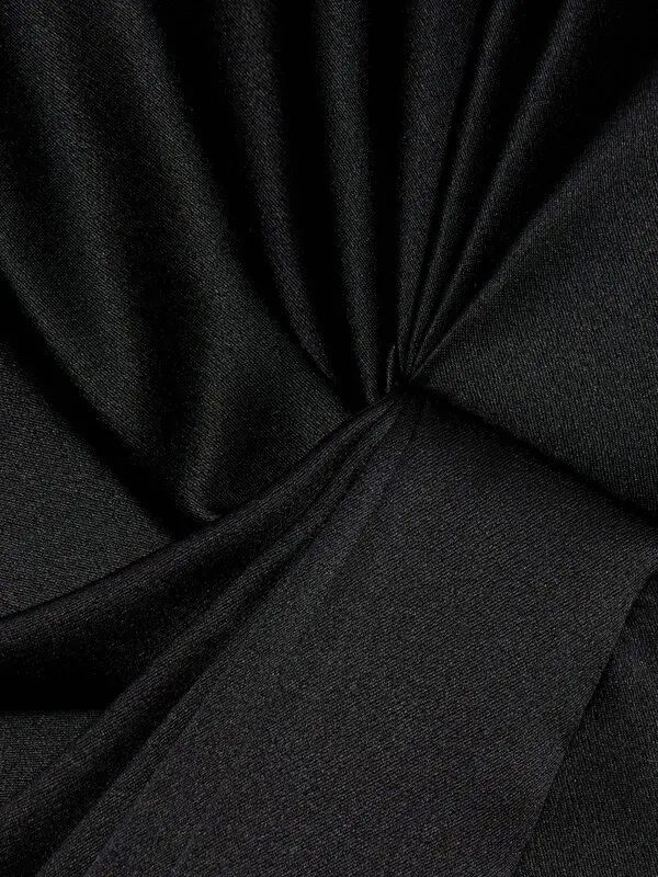 Adam Lippes Salome Draped Silk Charmeuse Gown