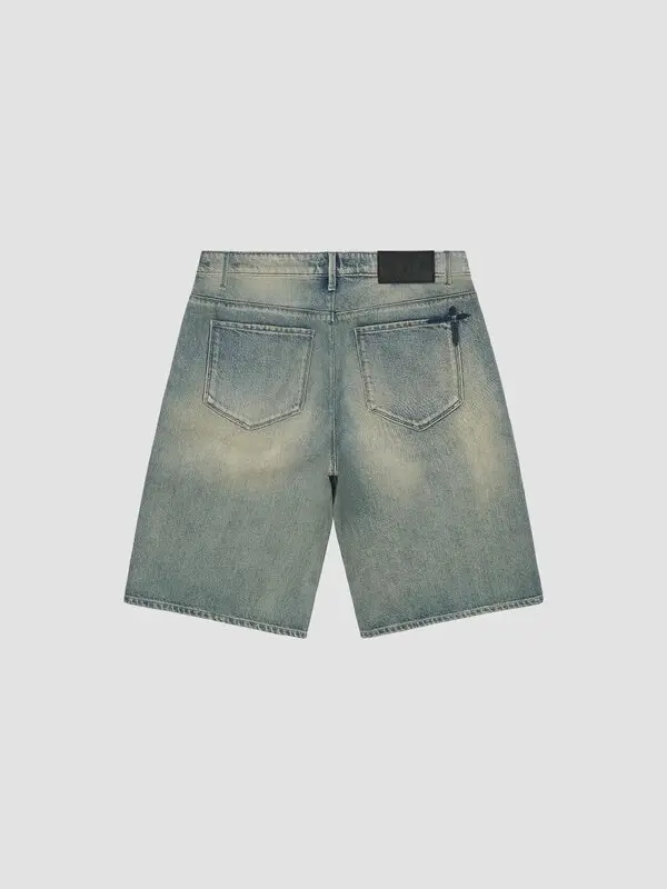 RtA Exodus Gustavo Denim Bermuda Shorts