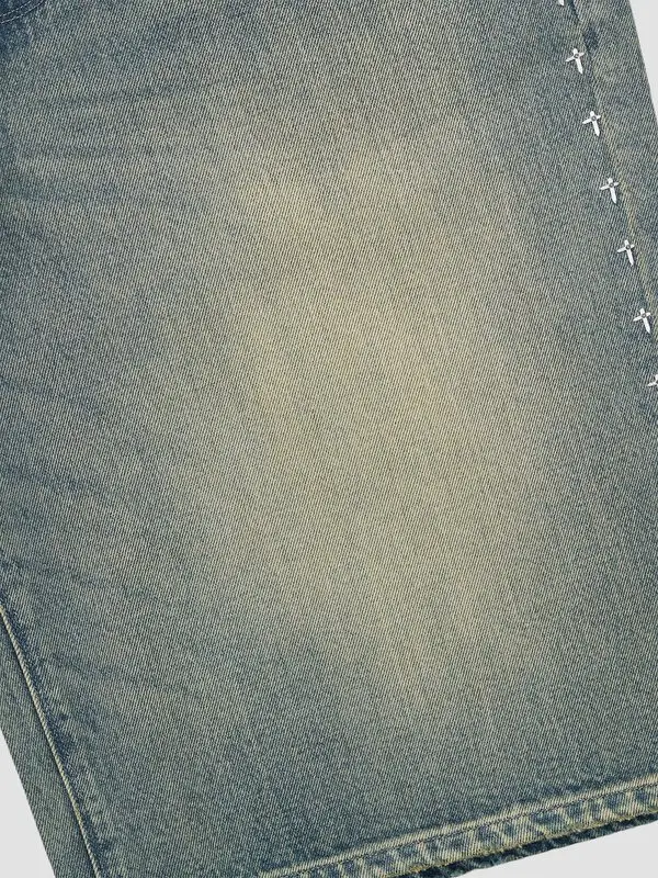 RtA Exodus Gustavo Denim Bermuda Shorts