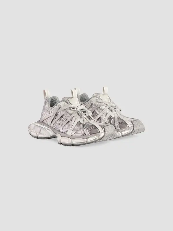 Balenciaga 3xl Extreme Laces B Sneakers - Grey