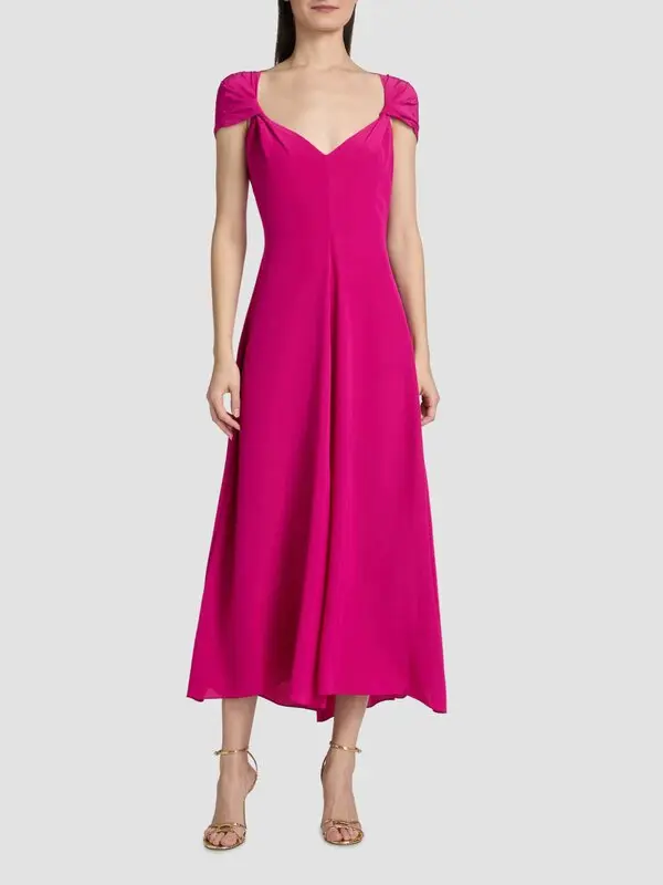 Prabal Gurung Twist Cap-sleeve Gown