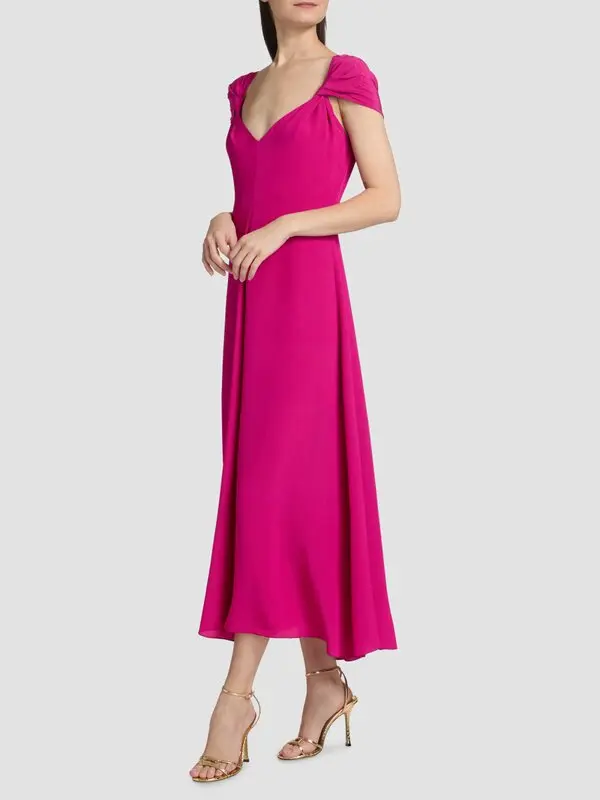 Prabal Gurung Twist Cap-sleeve Gown