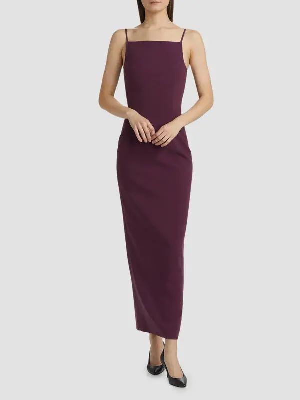 Prabal Gurung Square Neck Maxi Dress