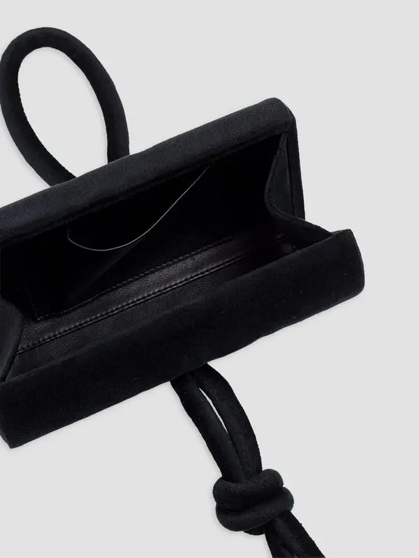 AHIKOZA The Amina Velvet Top Handle Bag