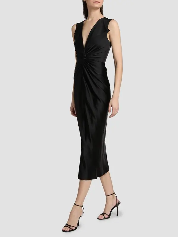 Prabal Gurung Lily Twist Front Midi-dress