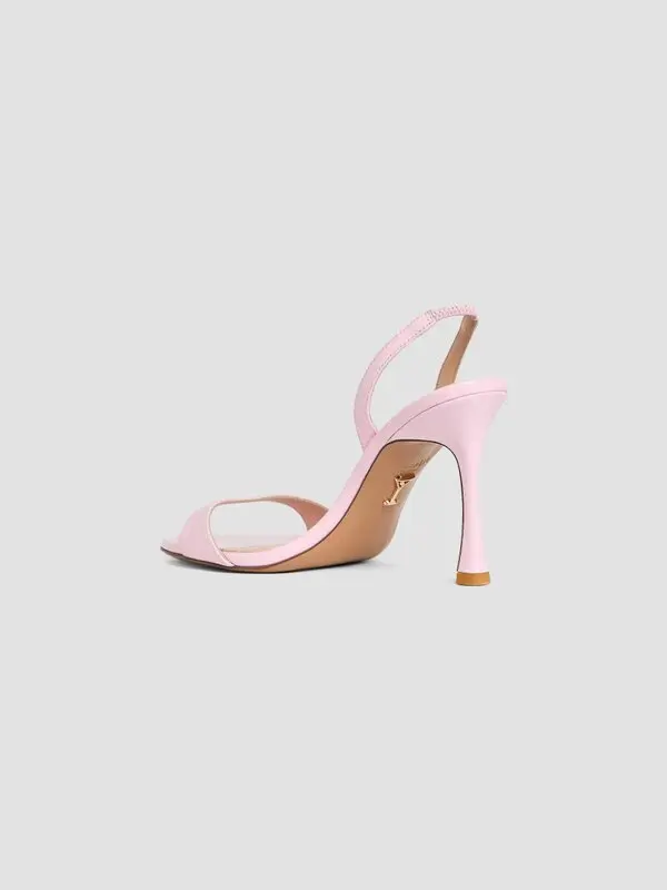 Retrofete Fortune 100mm Leather Slingback Sandals