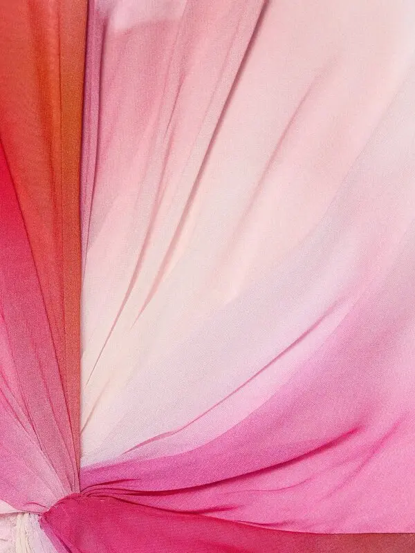 Prabal Gurung Dyed Twist Chiffon Gown