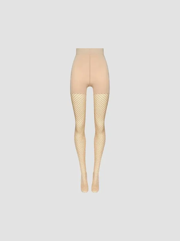 Wolford Dots Control-top Tights - Beige