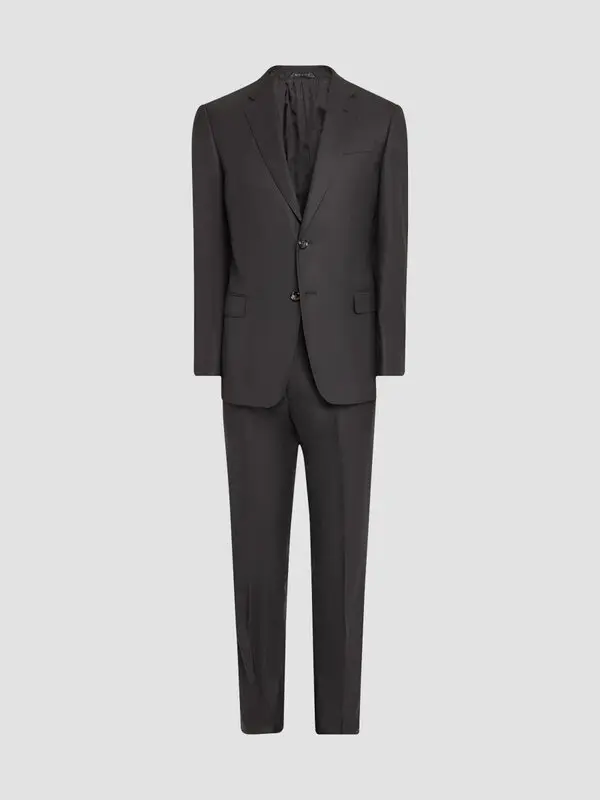 Giorgio Armani Basic Wool Single-breasted Suit