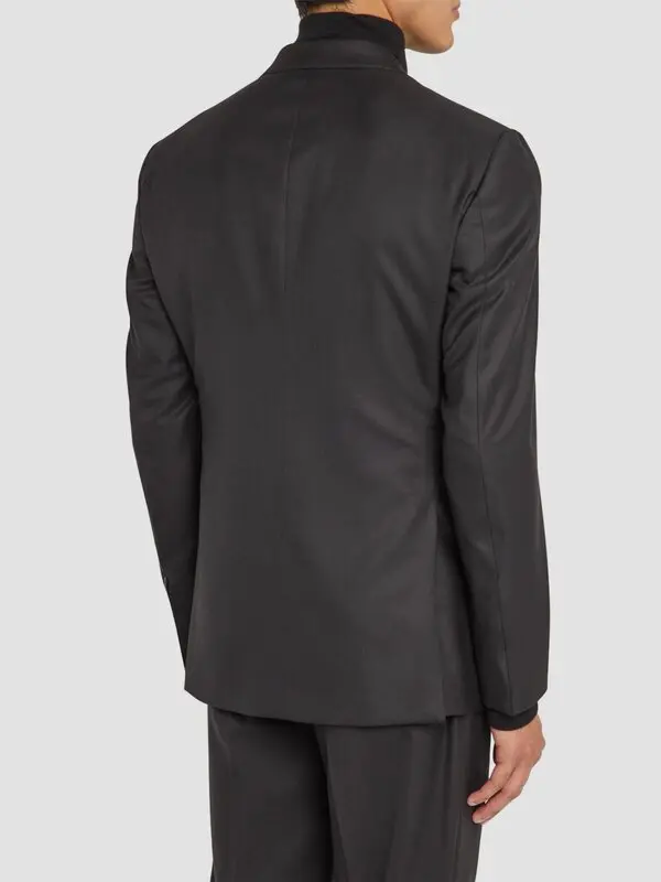 Giorgio Armani Basic Wool Single-breasted Suit