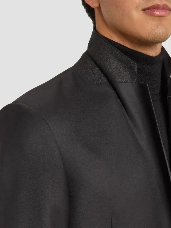 Giorgio Armani Basic Wool Single-breasted Suit