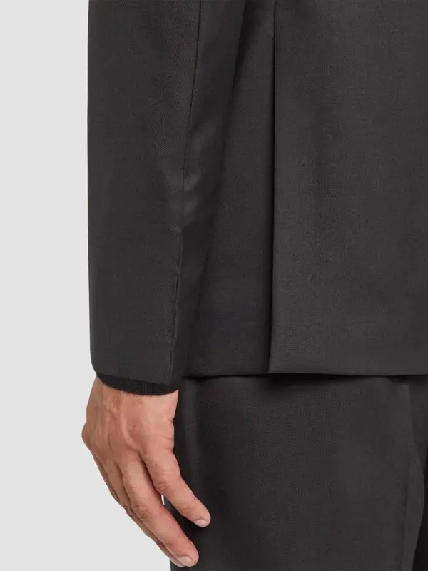 Giorgio Armani Basic Wool Single-breasted Suit