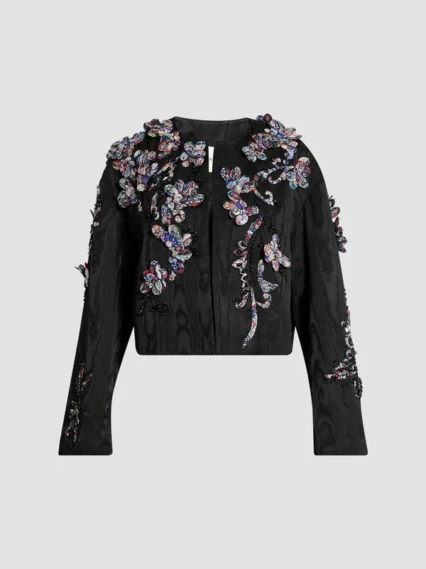 Dries Van Noten Vonda Floral Emboidered Jacket