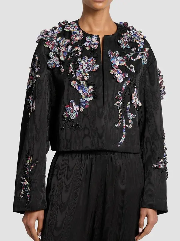 Dries Van Noten Vonda Floral Emboidered Jacket