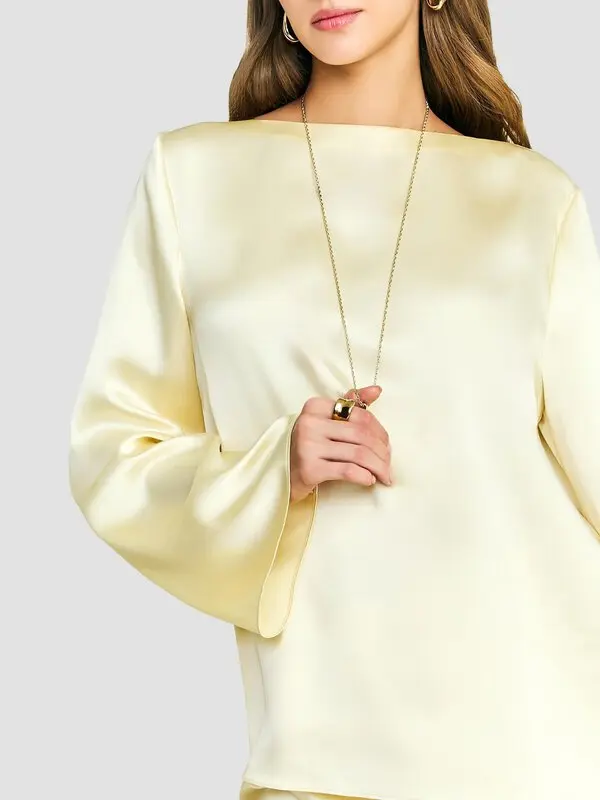 SEROYA Blaine Satin Blouse