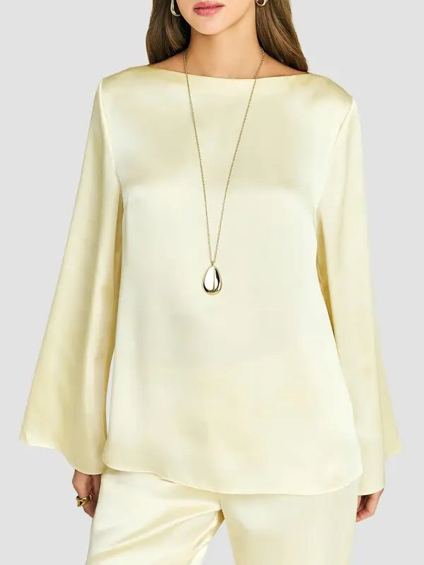 SEROYA Blaine Satin Blouse