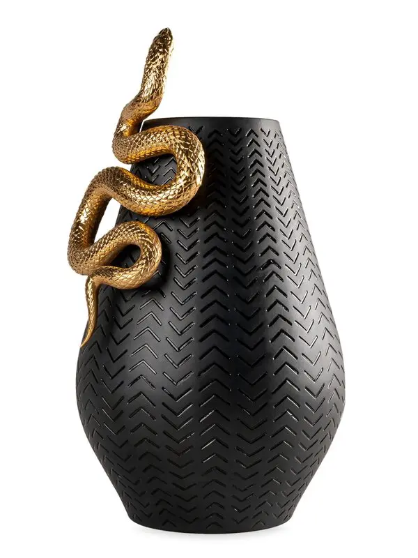 LLADRO Snakes Porcelain Vase