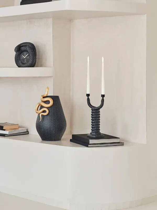 LLADRO Snakes Porcelain Vase