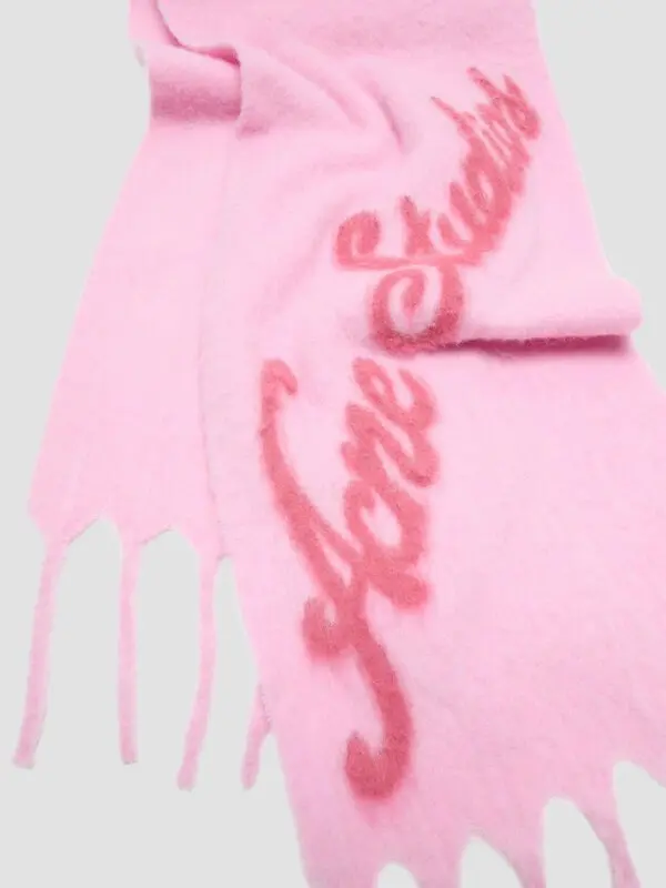 Acne Studios Volly Jumbo Logo Scarf