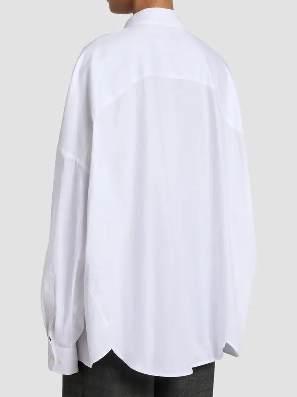 Dries Van Noten Casia Embroidered Cotton Shirt