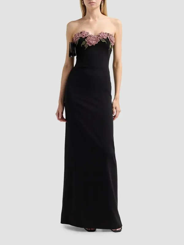 Prabal Gurung Blanca Embellished Strapless Gown