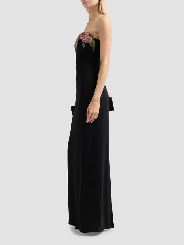 Prabal Gurung Blanca Embellished Strapless Gown