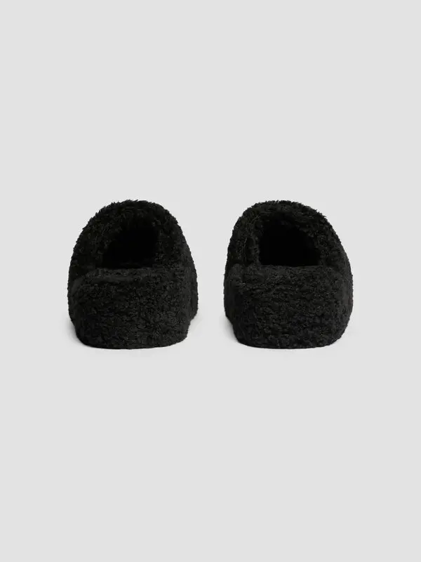 Balenciaga Furry Platform Sandals