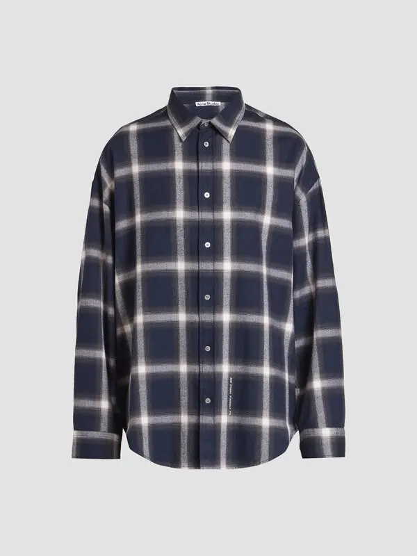 Acne Studios Flannel Check Cotton Shirt