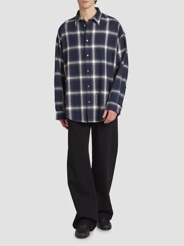 Acne Studios Flannel Check Cotton Shirt