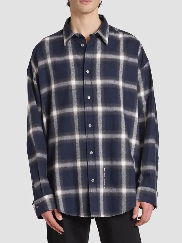 Acne Studios Flannel Check Cotton Shirt