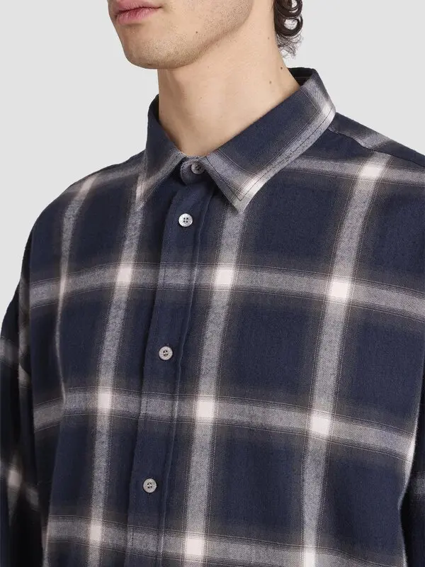 Acne Studios Flannel Check Cotton Shirt
