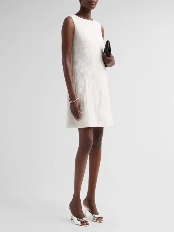 Prabal Gurung Textured Shift Mini Dress