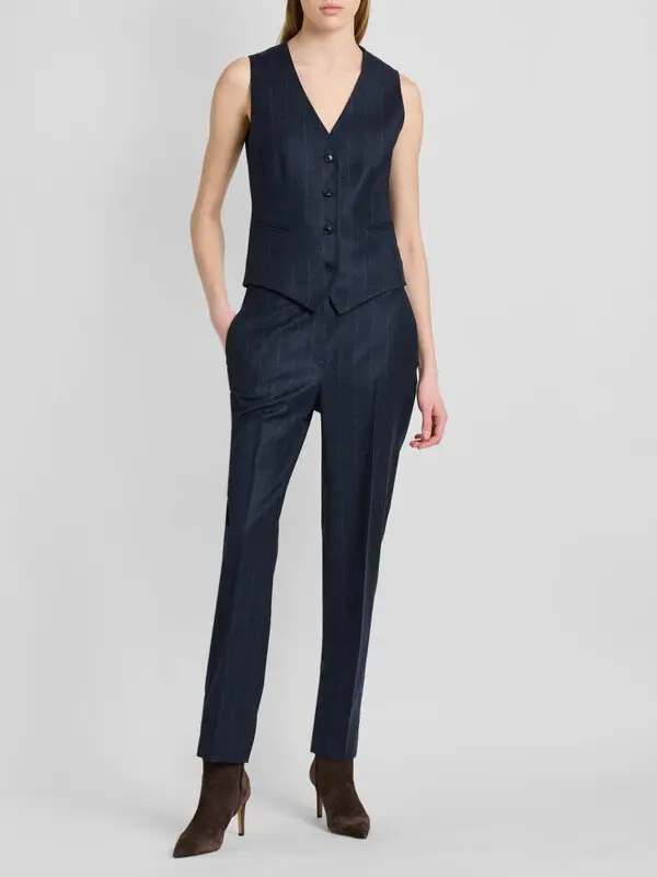 Kiton Jogger Stretch Wool Trousers