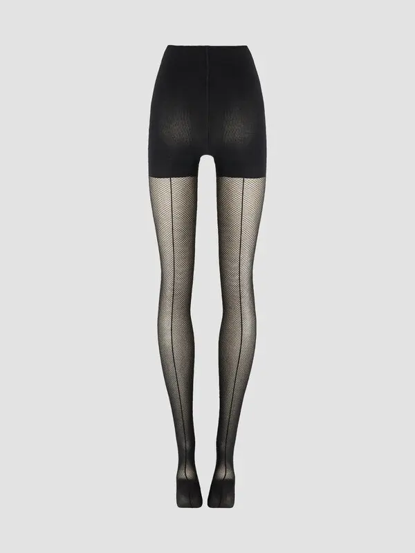 Wolford Backseam Illusion Control-top Tights - Black