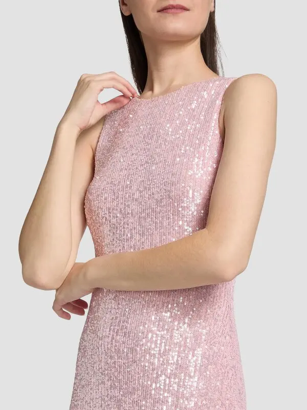 Prabal Gurung Sequined Sleeveless Cocktail Dress