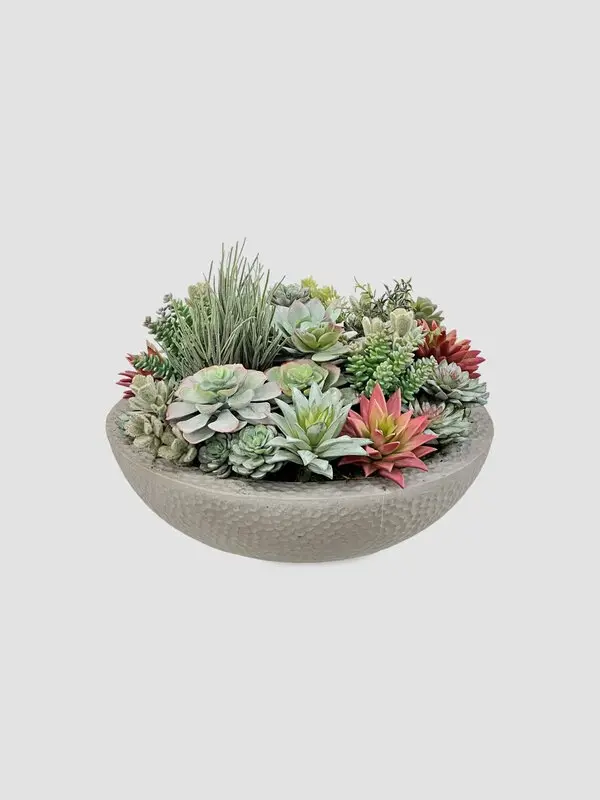 WINWARD HOME Newness Artificial Mix Succulent Arranget