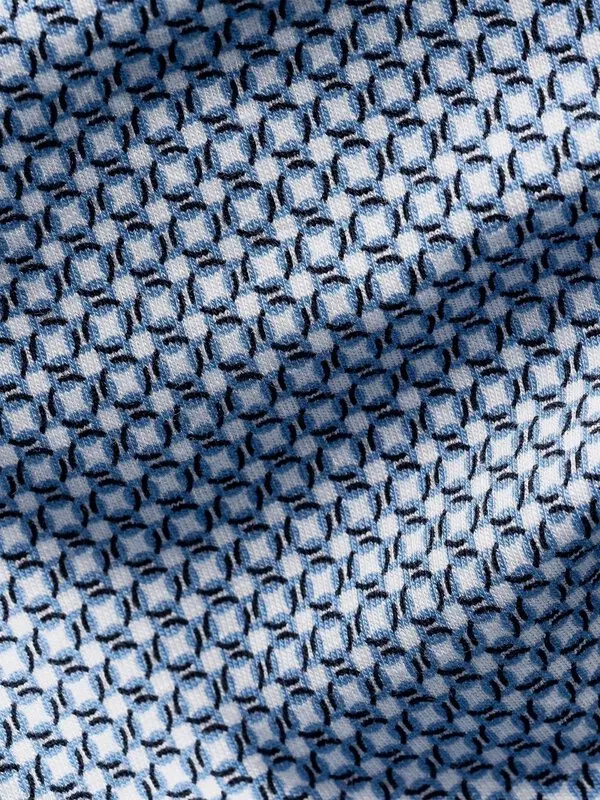 Eton Printed Stretch-cotton Slim-fit Shirt