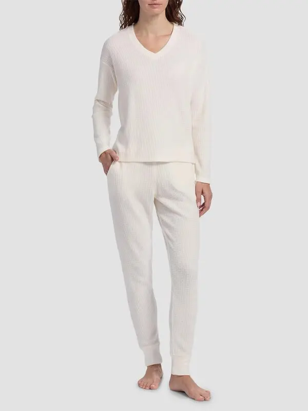 PAPINELLE Super Soft Waffle Pajamas