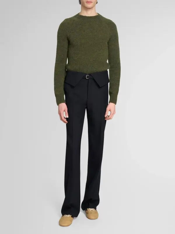 Dries Van Noten Alpaca-blend Crewneck Sweater