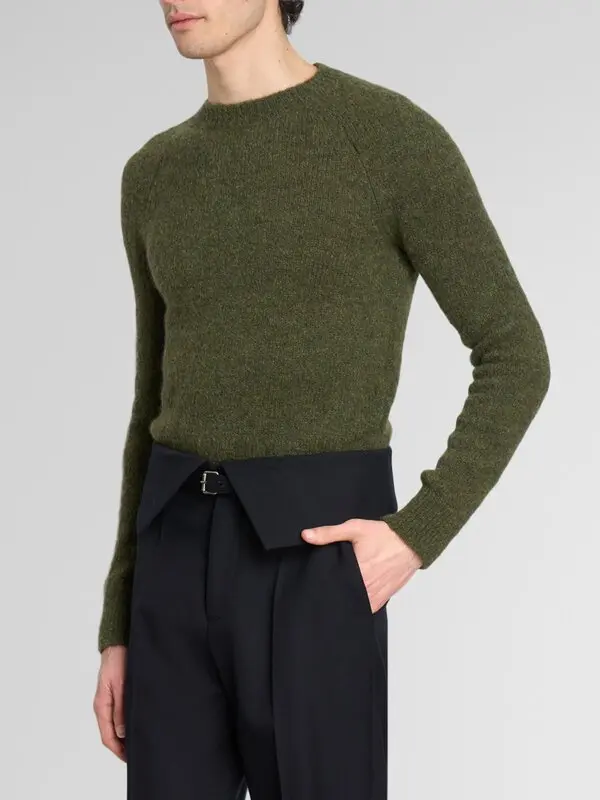 Dries Van Noten Alpaca-blend Crewneck Sweater